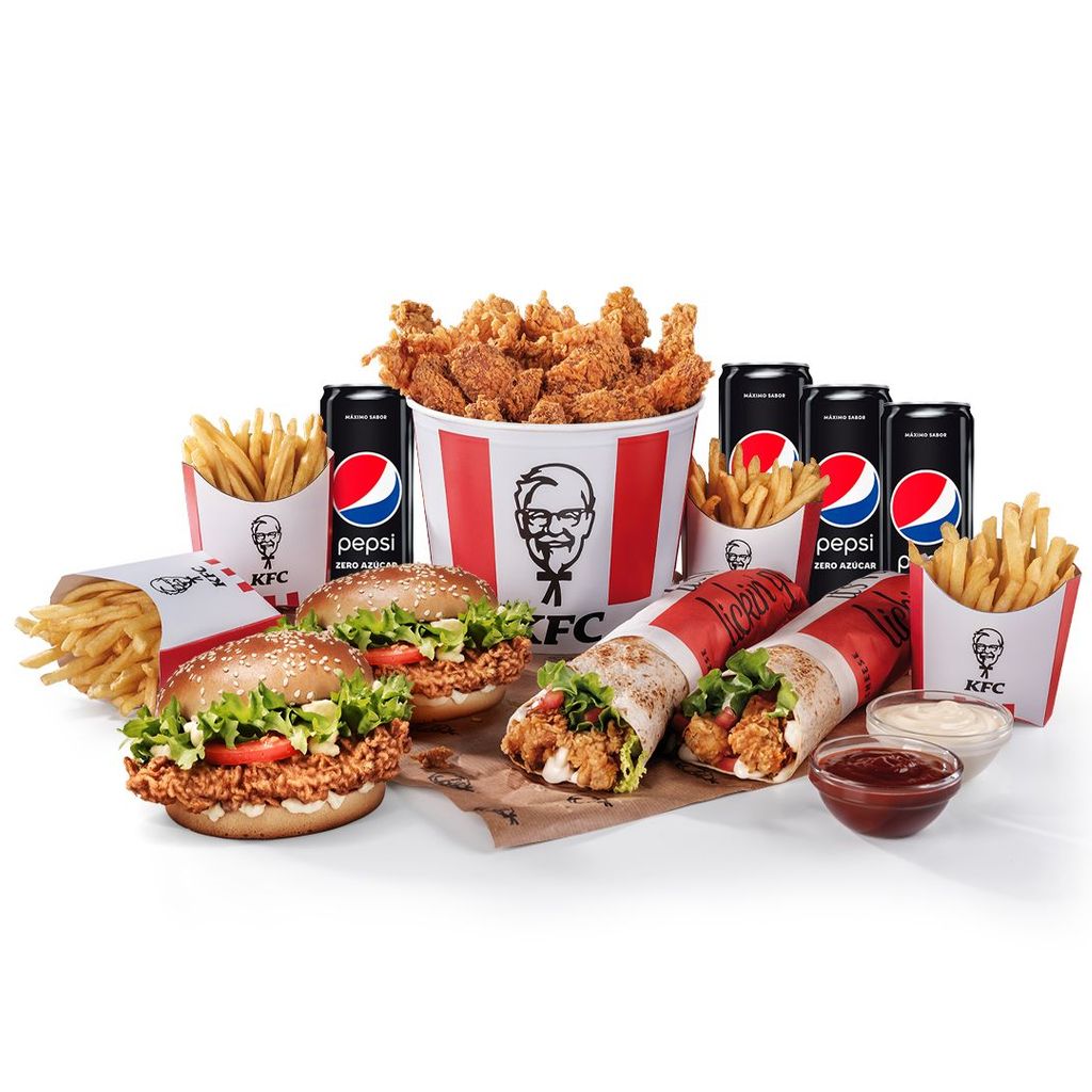 Pide Menús para Compartir online en KFC en Barcelona | Glovo